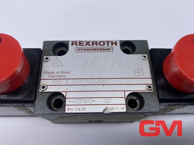 REXROTH HYDRONORMA WEGEVENTIL 4WE 6 J2-52/AG24NZ5L directional control valve EUR 190,00 ...