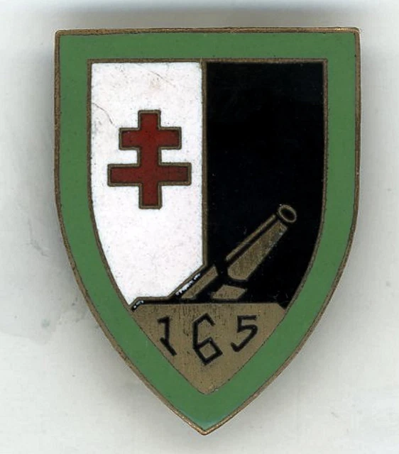 165 EME RÉGIMENT d'Artillerie de Position RAP Insigne Planchot La ...