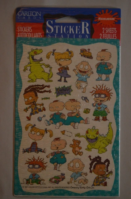VINTAGE CARLTON CARDS Nickelodeon Rugrats Stickers (2 Sheets) £13.54 ...