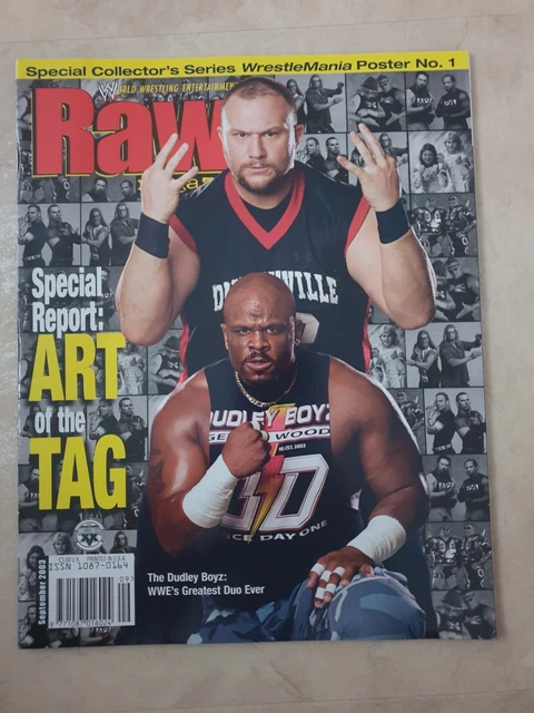 WWE RAW MAGAZINE September 2003 Wrestling WWF WCW AEW nWo ECW £9.99 ...