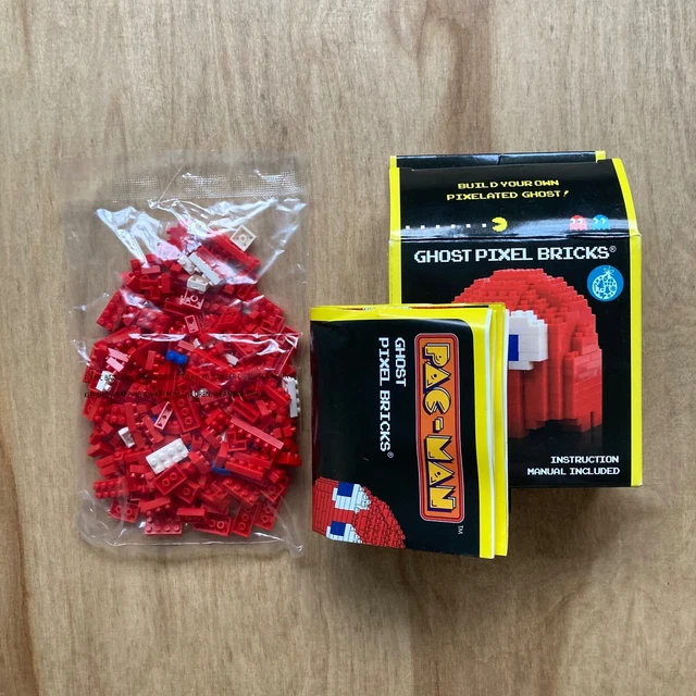 PAC-MAN GHOST PIXEL Bricks - Sealed in Box - Bandai Namco Games Inc, Paladone £12.39 - PicClick UK