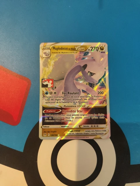 CARTE POKÉMON MUPLODOCUS de Hisui Vstar 136/196 EB11 Origine Perdue FR Stamp EUR 5,00 - PicClick FR