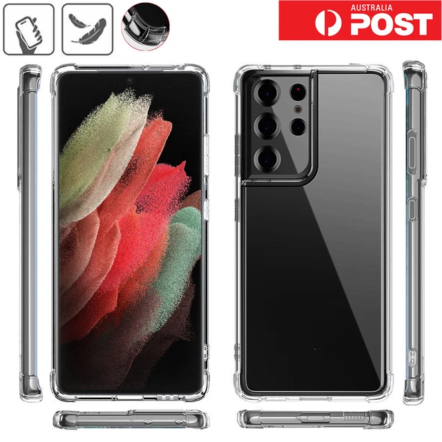 FIT SAMSUNG S25 S24 S23 S22 S21 S20 FE Clear Back Case Shockproof Bumper Cover $6.99 - PicClick AU