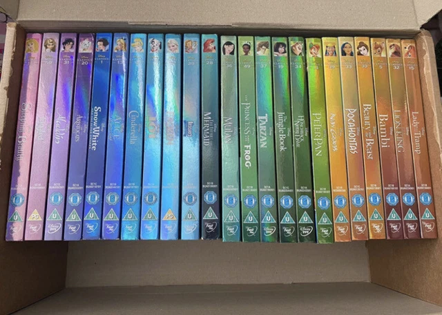 DISNEY O RING DVD Collection Holographic Sleeves 68.32 PicClick UK