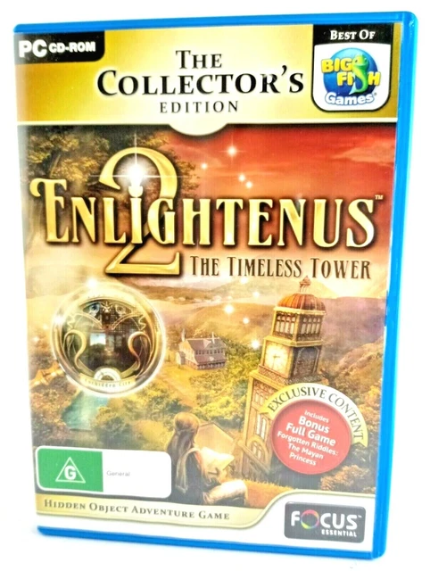 ENLIGHTENUS 2 THE Timeless Tower Game CD-ROM PC Platform Win XP/Vista/7 ...