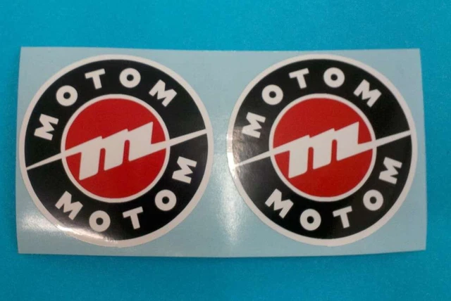 COPPIA ADESIVI LOGO Serbatoio Motom 48 Ad990011 EUR 18,00 - PicClick IT