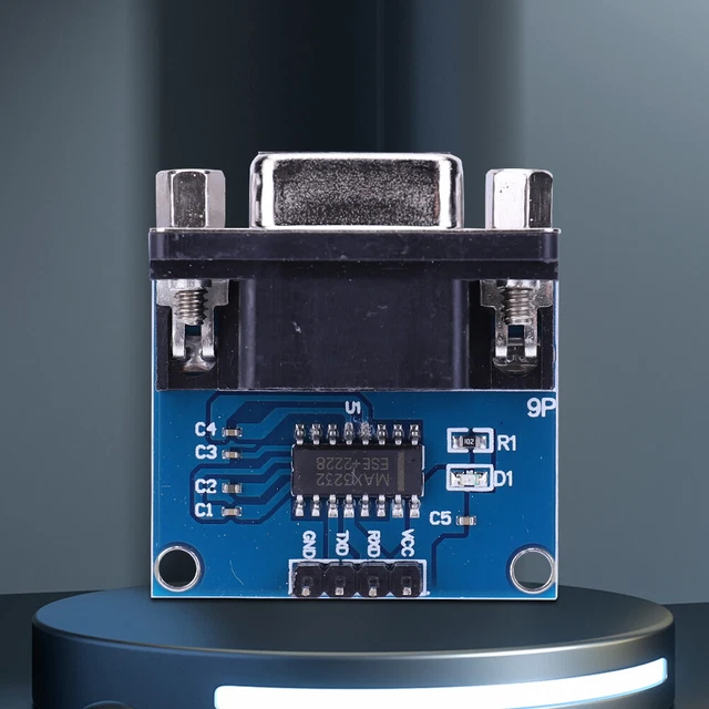 MAX3232 RS232 TO TTL Female DB9 Connector 3.3V-5.5V MAX232 Flashing ...