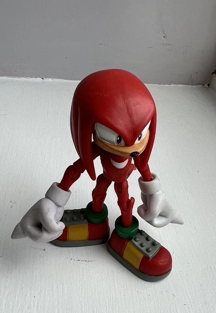 SEGA JAZWARES SERIES Sonic the Hedgehog KNUCKLES 4" Jointed Figure VERY ...