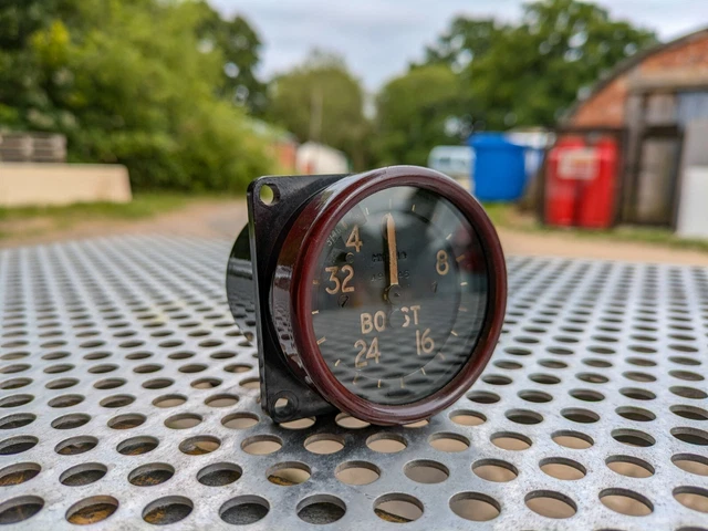 WW2 RAF SPITFIRE +32psi boost gauge very nice £80.00 - PicClick UK