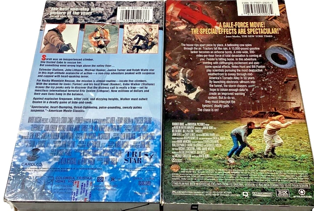 CLIFFHANDER: S. STALLONE VHS 1993, Twister: Helen Hunt VHS 1996 £6.23 ...