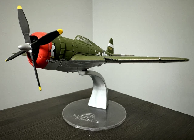 P-47 THUNDERBOLT PLANE Scale Model Desk Aircraft USAF Diecast Navy ...