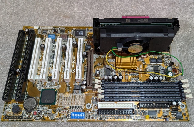 GIGABYTE GA-BX2000 MOTHERBOARD + Intel Pentium III 450/512/100/2.0V S1 ...