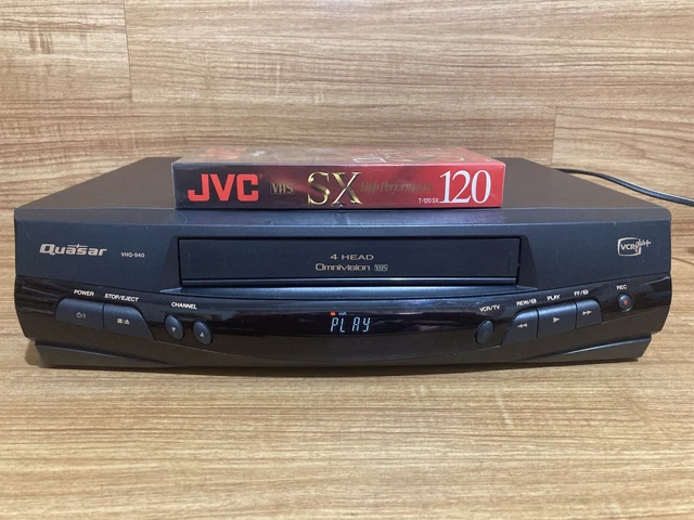 PANASONIC VCR 4 Head Omnivision Quasar VHS Player Recorder VHQ-940 ...