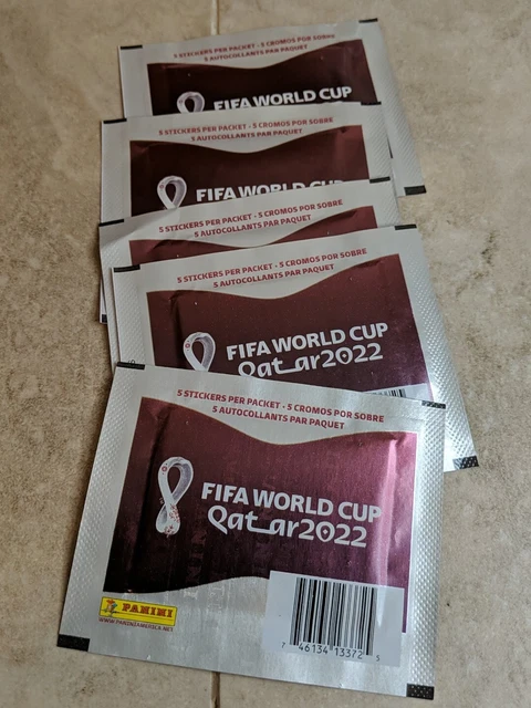 PANINI QATAR 2022 Fifa World Cup Sticker Album + 5 Packs *New* Soccer ...
