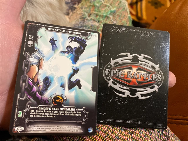 EPIC BATTLES MORTAL Kombat trading Card C*19 Jawbreaker High Attack ...