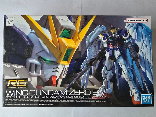 RG WING GUNDAM Zero Custom EW 1/144 unbuilt new model kit £35.00 ...
