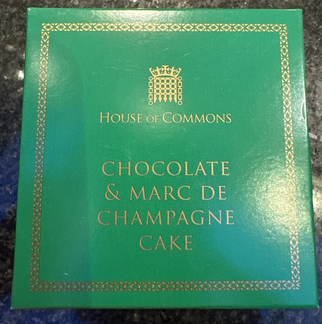HOUSE OF COMMONS Chocolate & Marc De Champagne Cake Empty Box ...