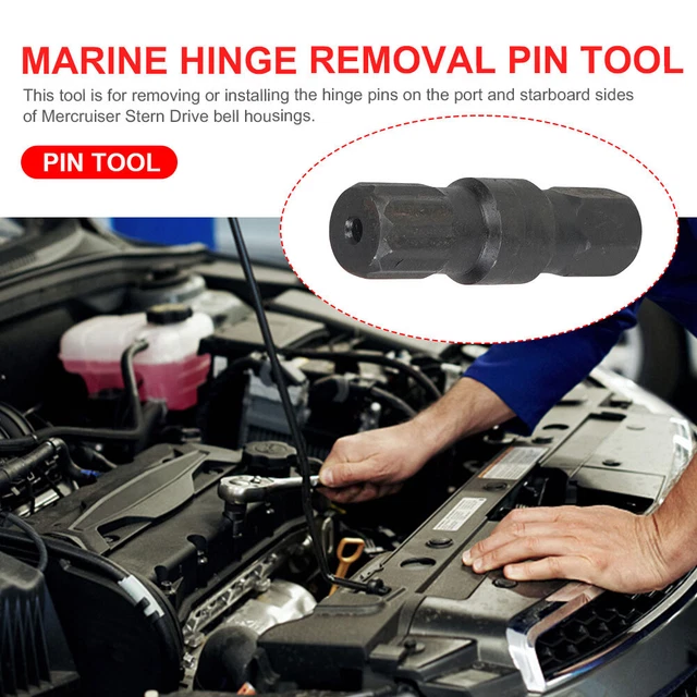 18-9861 STEEL HINGE Pin Tool 90200 Marine Hinge Pin Tool for Alpha 1 ...