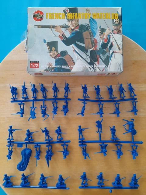 AIRFIX 1/72 WATERLOO FRENCH INFANTRY Napoleonic figures set S44 Boxed ...