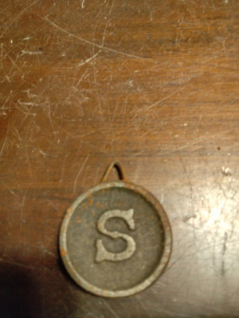 ANTIQUE ORIGINAL SESSIONS 8-day Half-strike Pendulum Bob Weight Cast ...