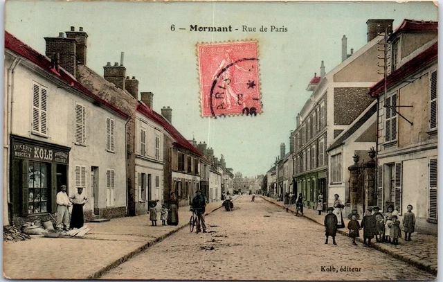 77 MORMANT - perspective de la rue de Paris. EUR 15,00 - PicClick FR