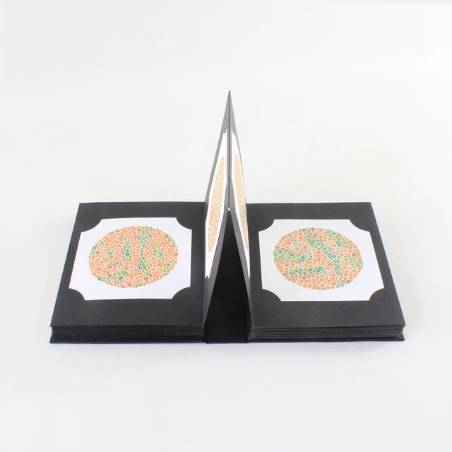 ISHIHARA COLOR BLINDNESS Test Book 38 Plates With Pocket Eye Chart £28. ...