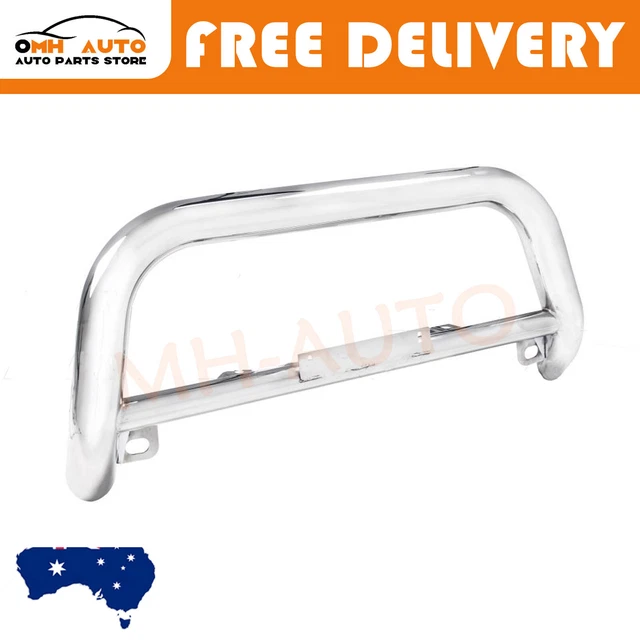 STAINLESS STEEL NUDGE Bar to suit Toyota Hiace 2005-2018 LWB Front Bar ...