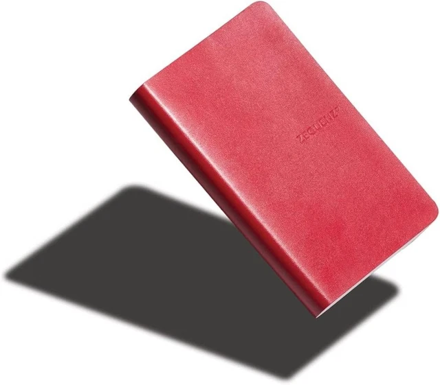 CLASSIC 360 SIGNATURE Series, Size: A6- Pocket, Color: Red, Paper: Grid ...