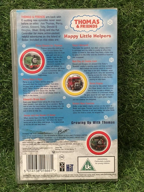THOMAS THE TANK Engine & Friends: happy little helper VHS Video ...