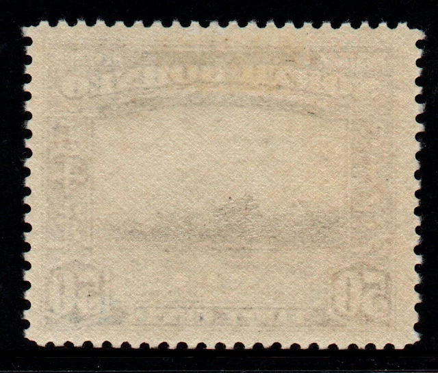 NORTH BORNEO 1947(CROWN OVER GR) 50c BROWN-VIOLET "Mt.KINABALU" STAMP ...