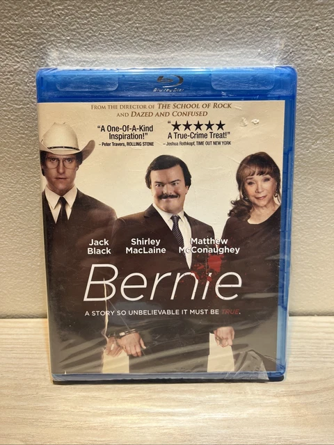 BERNIE (BLU-RAY DISC, 2012) MacLaine Black McConaughey - New Factory ...