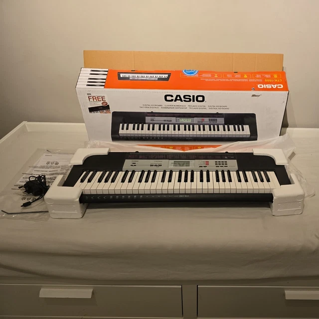 CASIO CTK-1550 STANDARD Keyboard - Black £0.99 - PicClick UK