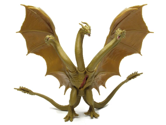 GODZILLA KING OF the Monsters King Ghidorah Gold Dragon Action Figure 6 ...