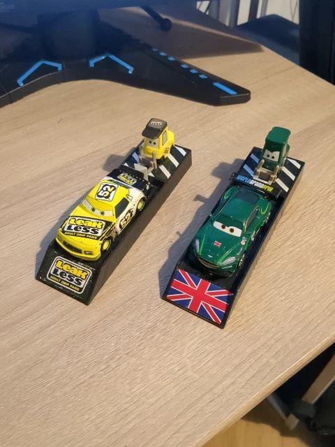 DISNEY PIXAR CARS Pit Crew Launchers Leak Less And Nigel Gearsley ...
