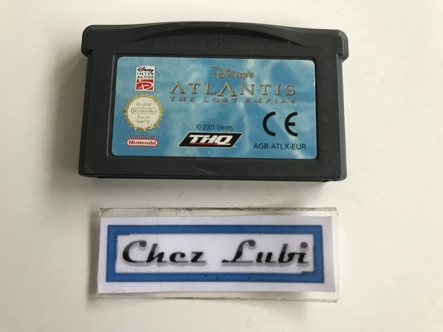 DISNEY’S ATLANTIS THE Lost Empire - Nintendo Game Boy Advance GBA - PAL ...