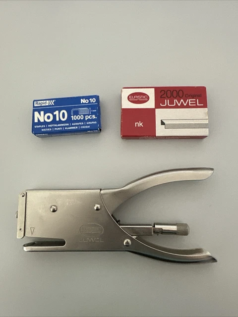 JUWEL 2000 ELASTIC Heftzange Tacker Metall incl. ca. 3000 Klammern EUR ...