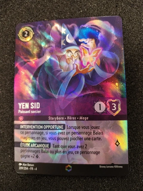 CARTE ENCHANTÉE LORCANA Yen Sid 209/204 Français EUR 309,99 - PicClick FR