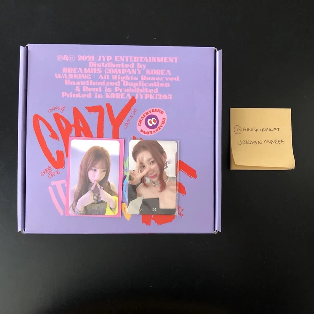 ITZY CRAZY IN Love Loco Album Chaeryeong Version + Photocard Set 2 $15. ... ITZY CRAZY IN Love Loco Album Chaeryeong Version + Photocard Set 2 $15. ...