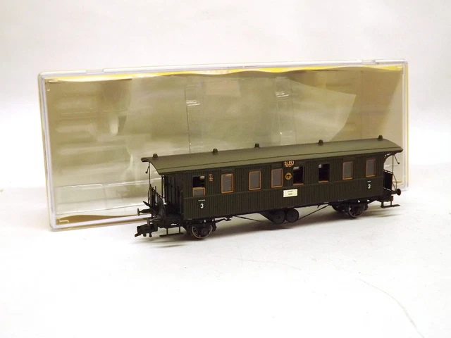 BRAWA 45104 EPOCH II DRG 4 Wheel Coach 3rd Class 94653 (HO Scale) Boxed ...