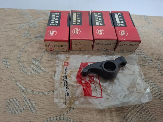 4 NOS TOYOTA トヨタ Valve Rocker Arm Corolla K Ke10 Ke15 Ke16 # 13811 ...