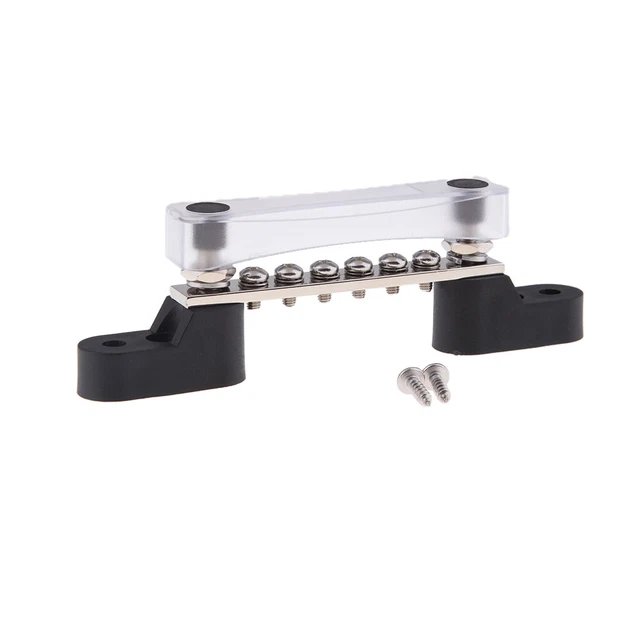BUS BAR ELECTRICAL Terminal Junction Box 12-48 6 Way 2 Stud for Boat ...