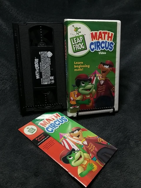 LEAPFROG - MATH Circus VHS Tape 2004 Warner Home Video, Bullet Case ...