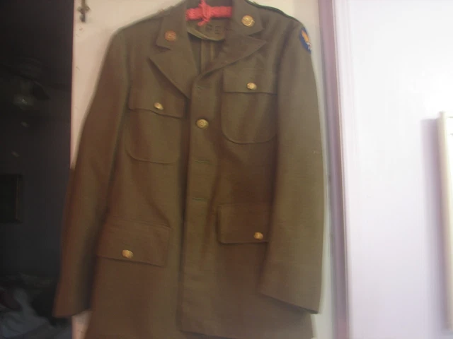 US WW2 ARMY Air Corps USAAF Class A Uniform Jacket Clean . Size Lg. £ ...