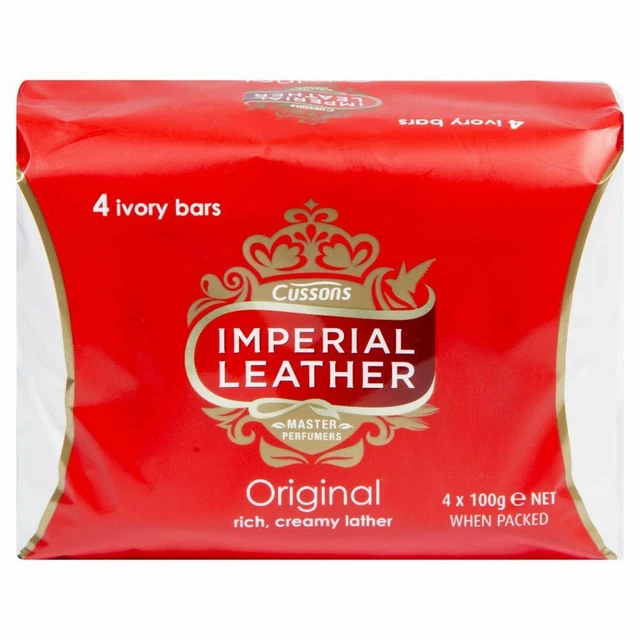 CUSSONS IMPERIAL LEATHER Original Ivory Soap Bars Regular Size 100g x 4 ... CUSSONS IMPERIAL LEATHER Original Ivory Soap Bars Regular Size 100g x 4 ...
