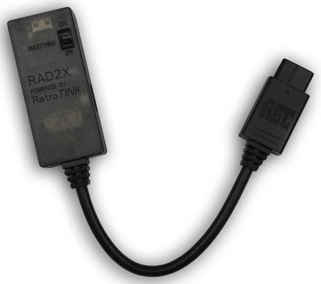 RAD2X SUPER NINTENDO SNES N64 GameCube AV Famicom HDMI Adapter & Mini ...