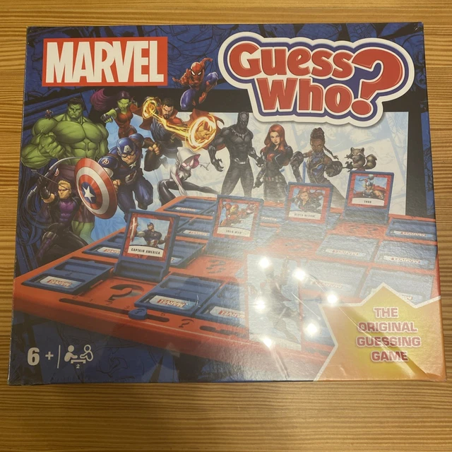 MARVEL SUPERHERO CHARACTERS Guess Who Board Game 6+ £21.49 - PicClick UK