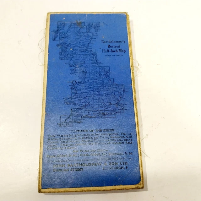 BARTHOLOMEW'S REVISED HALF-INCH Contoured Map Perthshire £9.99 ...