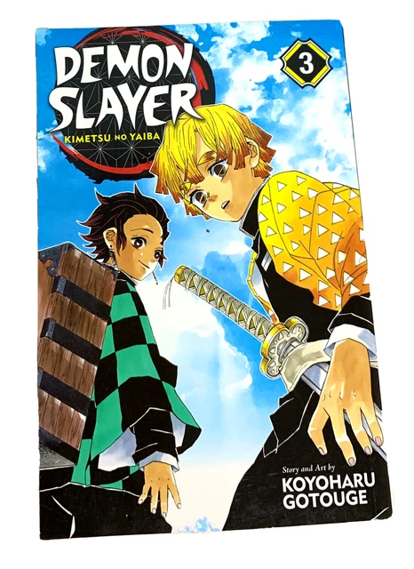 DEMON~SLAYER VOLUME~3 KIMETSU~NO~YAIBA Manga Koyoharu Gotouge English ...