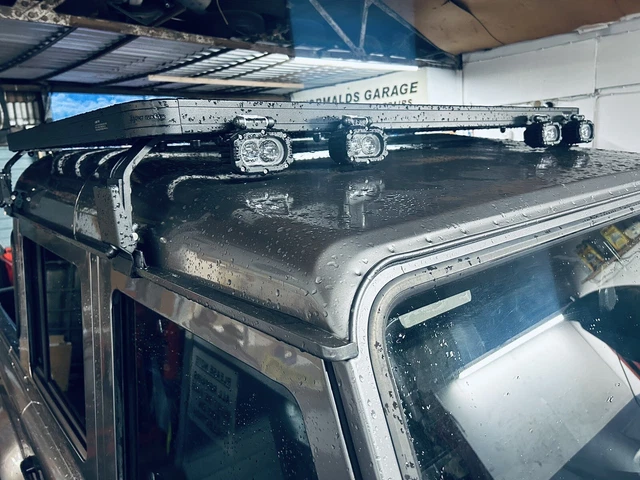 LAND ROVER DEFENDER 90/110 3/4 roof rack, Roof Tent Rack Frontrunner ...