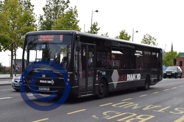 BUS PHOTO PRINT 4x6 BLACK DIAMOND 30826 BX09SNV BIRMINGHAM VOLVO ...
